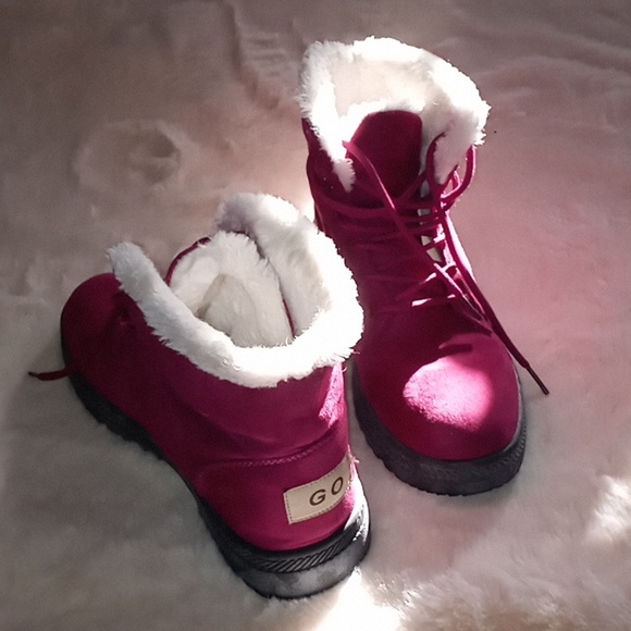 Go | Shoes | Purple Burgundy Go Boots In Size 8 Vegan Suede Nwot | Poshmark